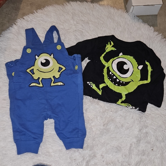 Disney | Matching Sets | 3 Month Monster Inc Set | Poshmark